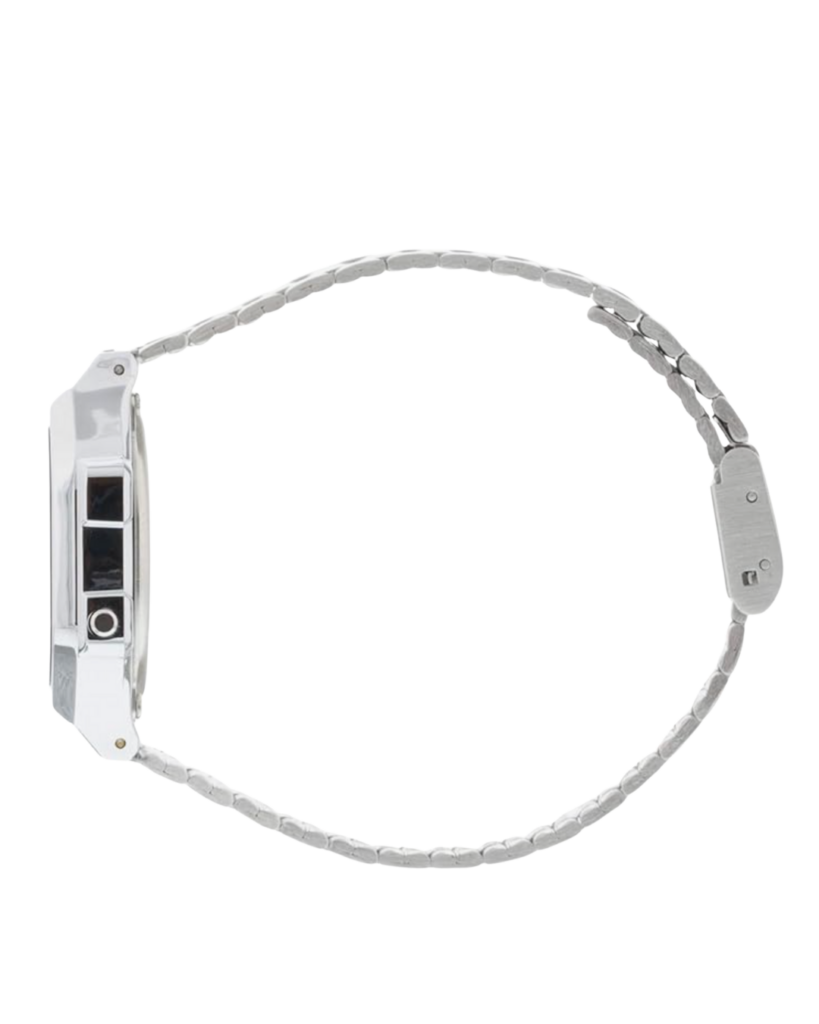 Casio A168WA-1YES Retro Digitaluhr Edelstahl Silber | wolfsohn